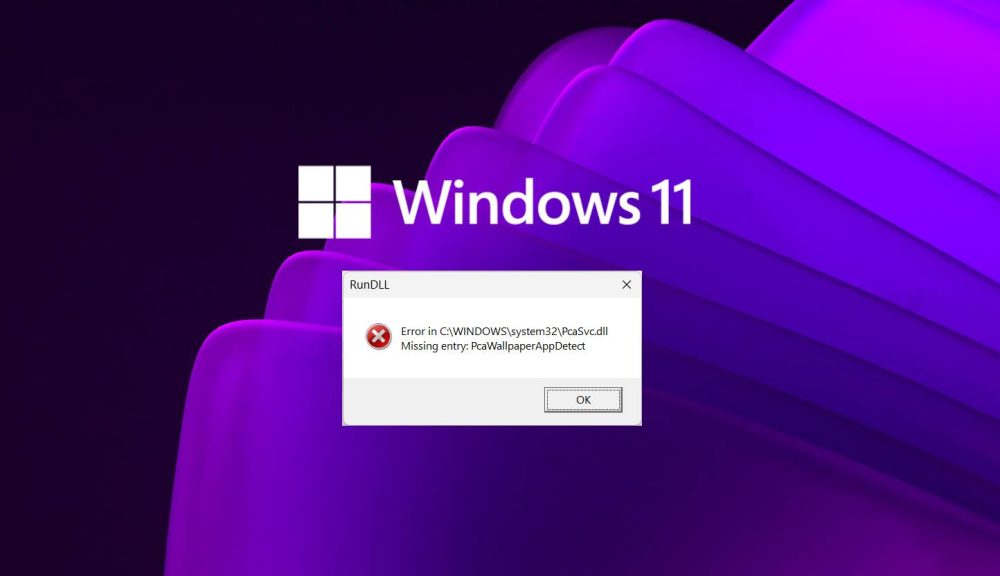 Sửa lỗi “Missing Entry: PcaWallpaperAppDetect” trên Windows 11 24H2 ...